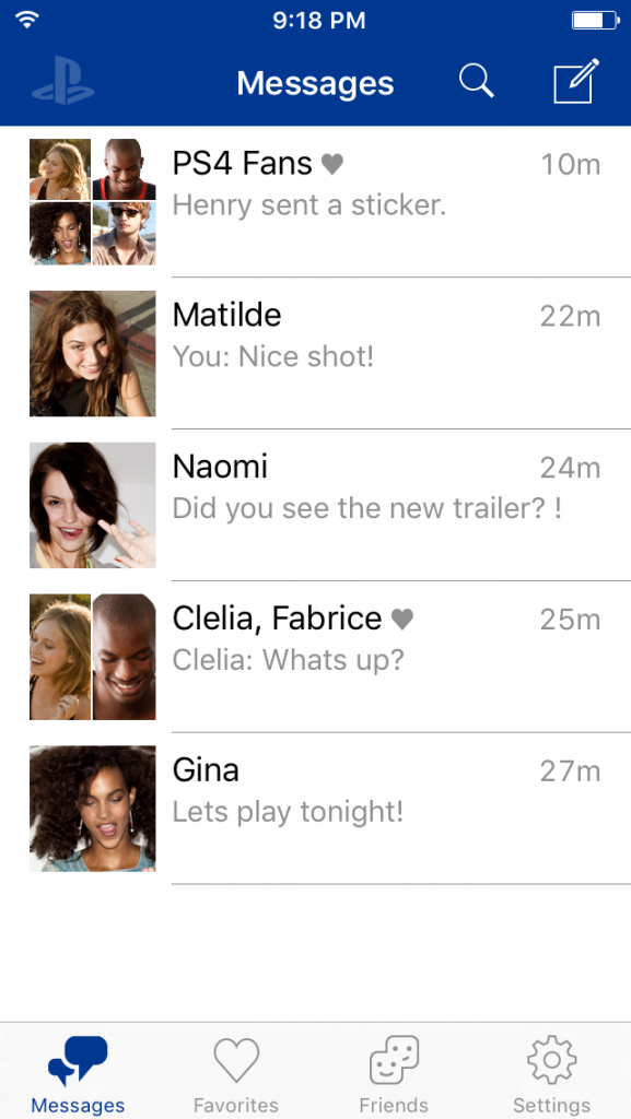 PlayStation Messages launched - GameConnect